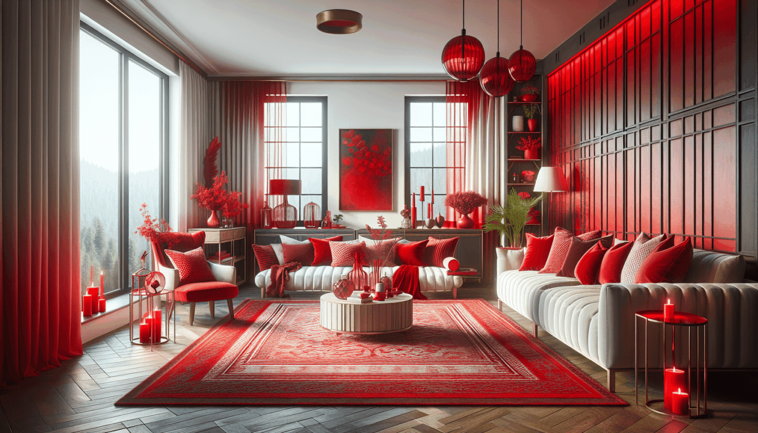Revitaliza Tu Hogar: La Elegancia y Pasión del Color Rojo en Tu Espacio ...