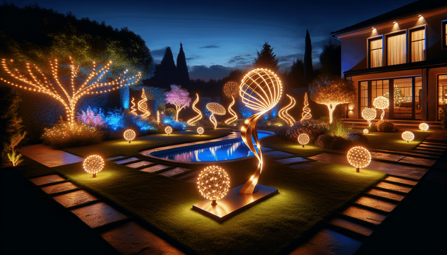 Iluminación Exterior con Estilo: Figuras LED que Transforman tus ...